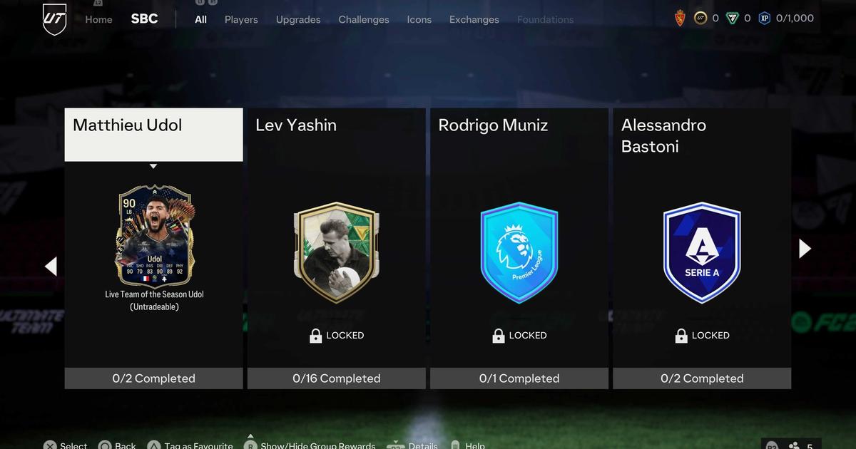 Fc 24 Live Tots Matthieu Udol Sbc Costs And Solutions