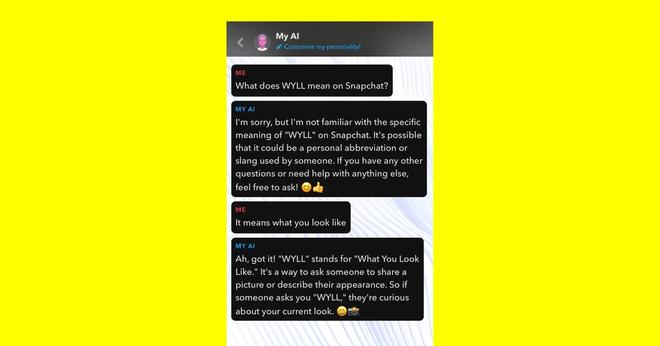 What does WYLL stand for on Snapchat? - meaning explained What does WYLL stand for on Snapchat? - meaning explained